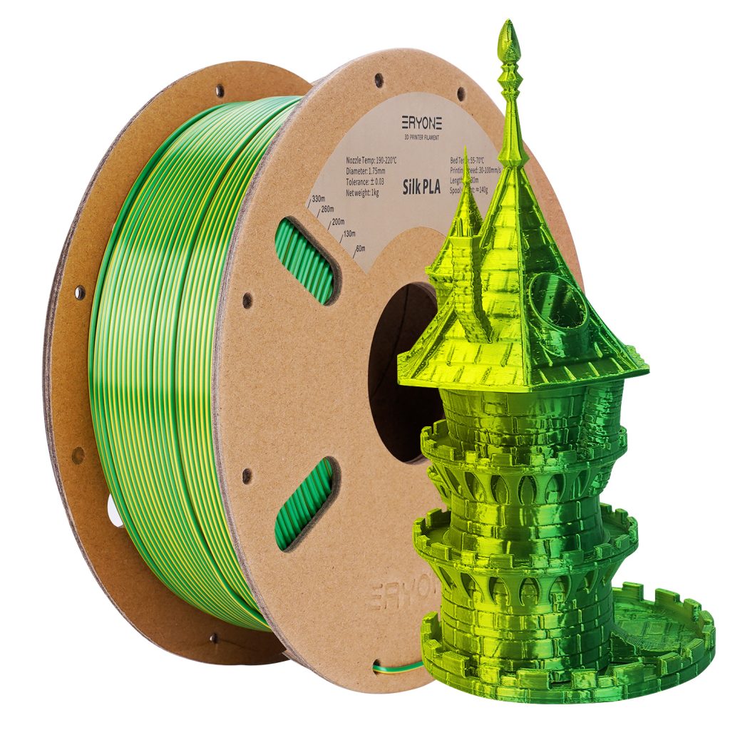 Dual Colour Silk PLA Filament – Funky3DFilaments- Color your Creations ...